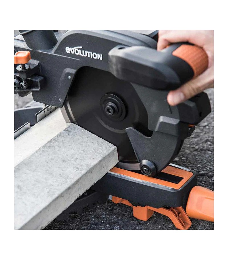 Wielozadaniowa piła ukośna z prowadnicami EVOLUTION R185SMS PLUS z ...